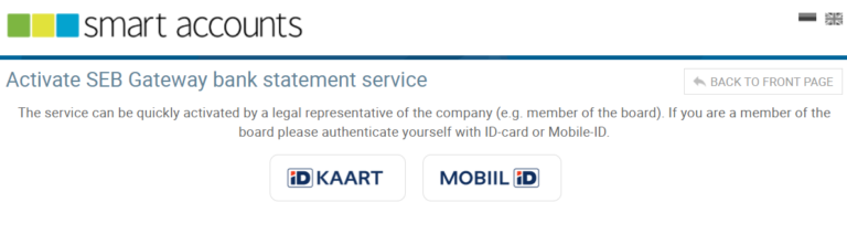 SEB Baltic Gateway - SmartAccounts